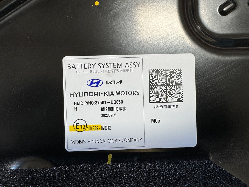 KIA EV9 GT-Line AWD OEM HV 100kW LG Chem Battery Pack 37501-DO050 | eBay