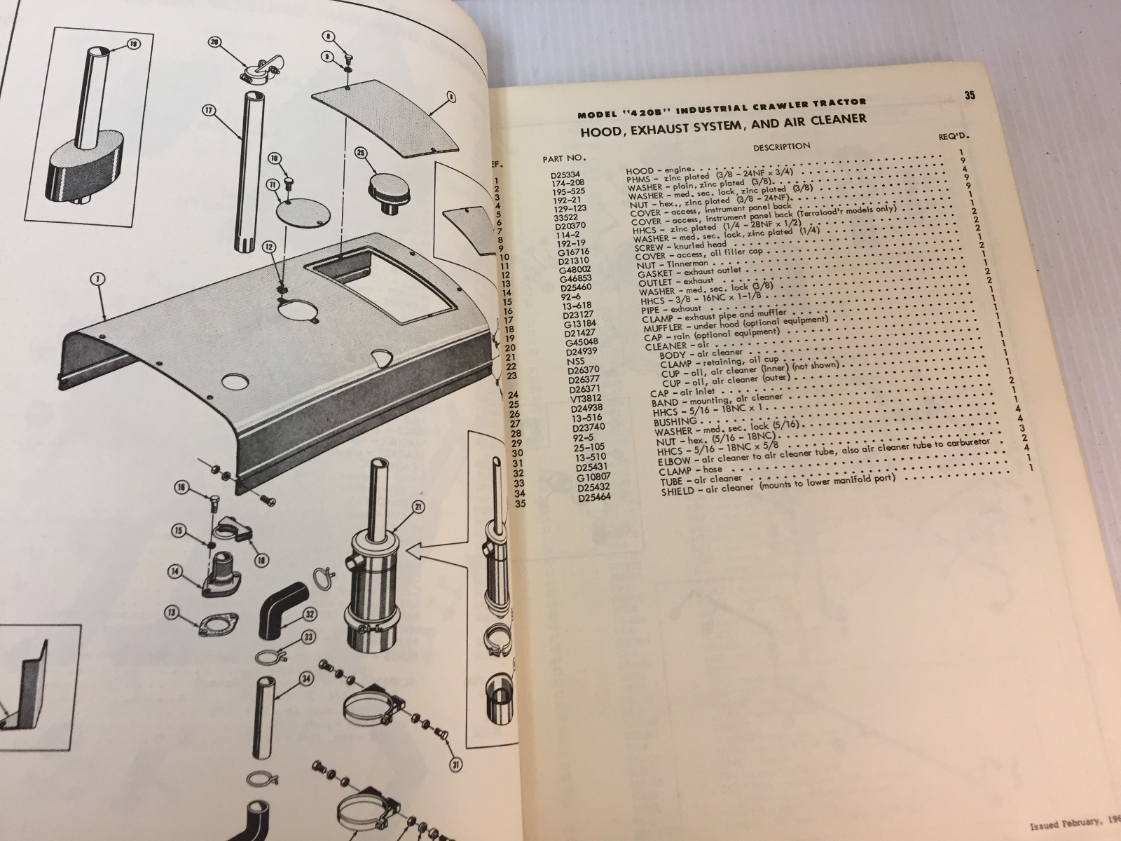 CASE 420B TERRATRAC CRAWLER TRACTOR ILLUSTRATED PARTS CATALOG | eBay