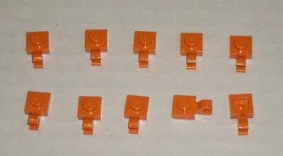 LEGO NEW 1x1 Orange Plate Horizontal Clip (10x) 4593773 Brick 61252 | eBay