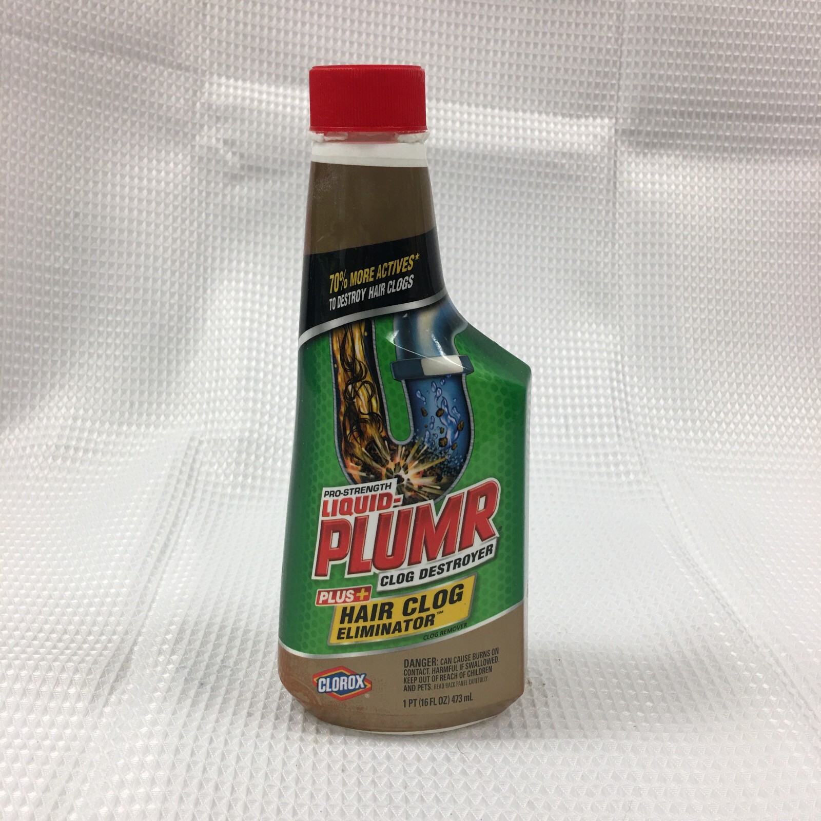 Clorox Liquid-Plumr Pro-Strength Clog Destroyer Plus+ Hair Clog ...