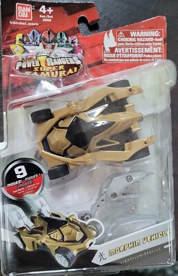 Power Rangers Super Samurai Morphin Vehicle Gold Car Light. NEW. SEALED ...