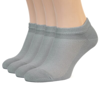 DUNA Grey Thin Breathable Cotton Low Cut Ankle Running socks For Women ...