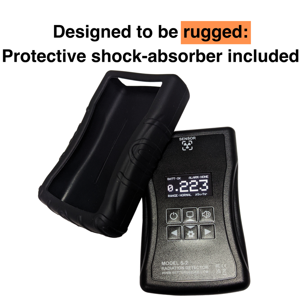 Better Geiger S2 - High Range Geiger Counter - Scintillator Dosimeter ...