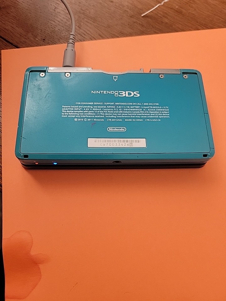 Nintendo 3DS Handheld System - Aqua CTR-001 US - Tested And Updated. | eBay
