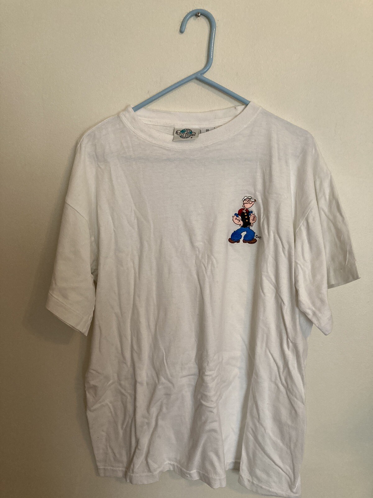 BLITZZ STUDIOS POPEYE THE SAILOR EMBROIDERED TSHIRT -… - Gem