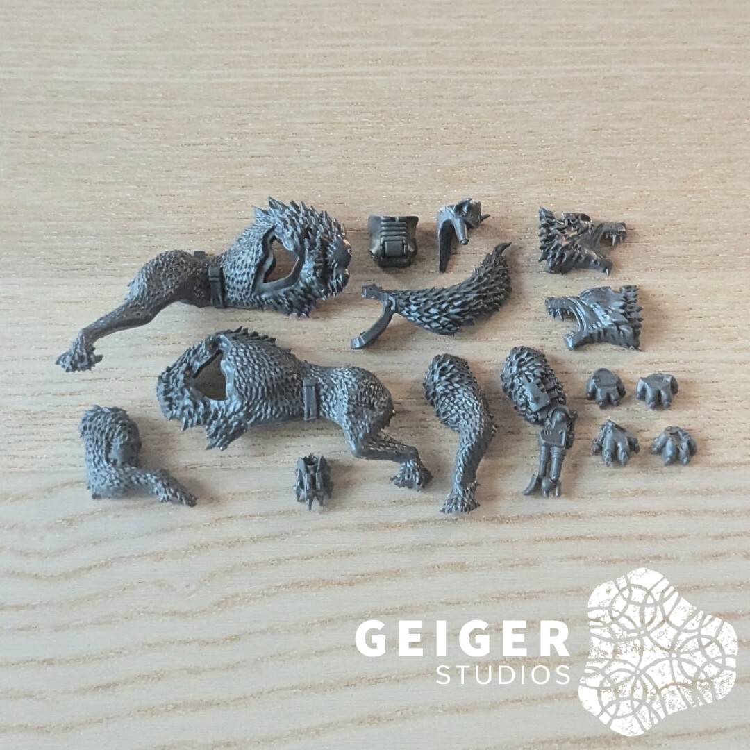 Warhammer 40k Space Wolves Bits | Thunderwolf Cavalry | Complete Wolf ...