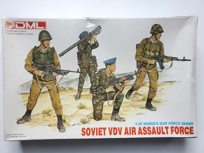 DML Dragon 1:35 Soviet VDV Air Assault Force (4 Figure) Model Kit 3003 ...
