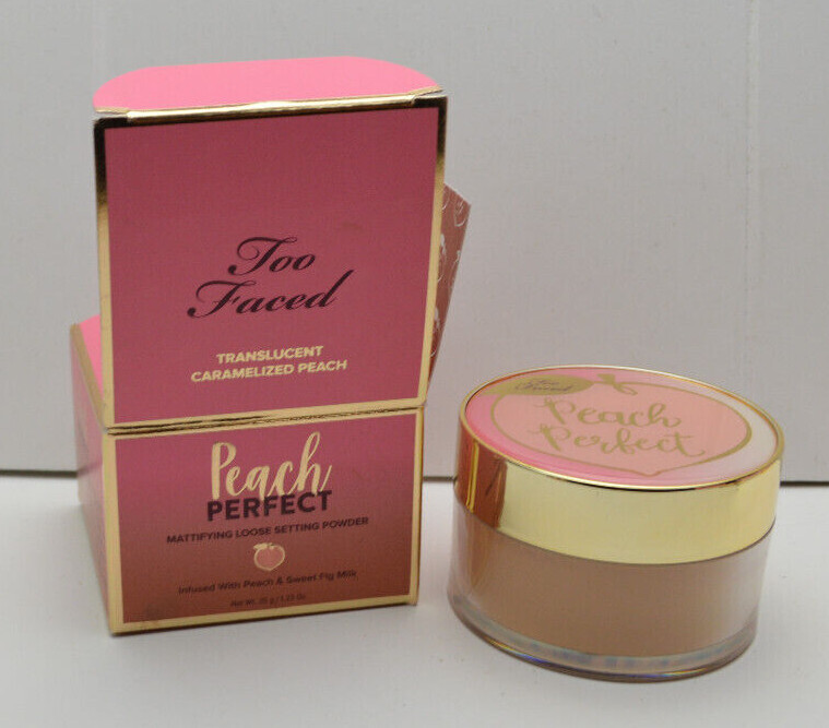 Too Faced Peach Perfect Loose Powder Translucent , Matte Perfecting ...