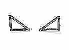 Tichy Trains 8011 HO Scale Brackets - Angle Iron Triangles for 3/8 ...