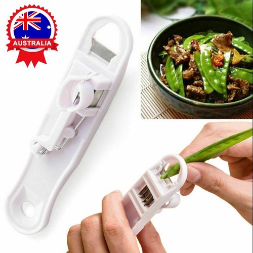 French Runner Green Bean Slicer Cutter Stringer Remover Peeler Shred WH ...