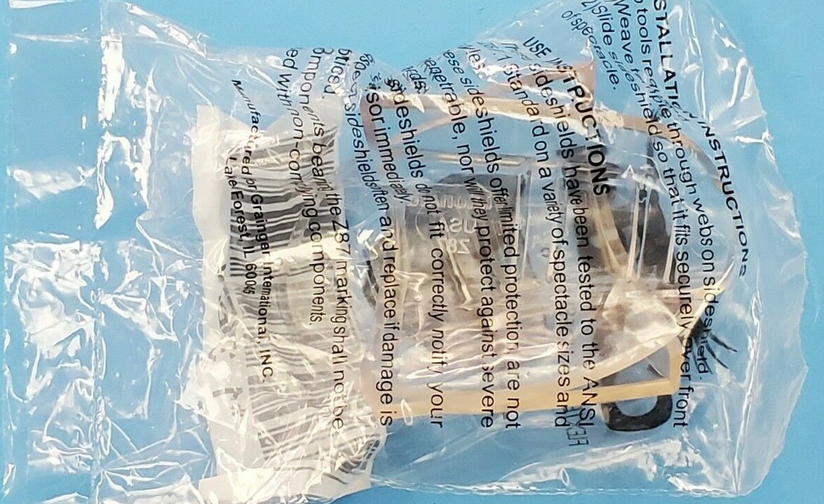 (5) PAIRS OF CONDOR 3BE76 SIDESHIELDS FOR SAFETY GLASSES | eBay