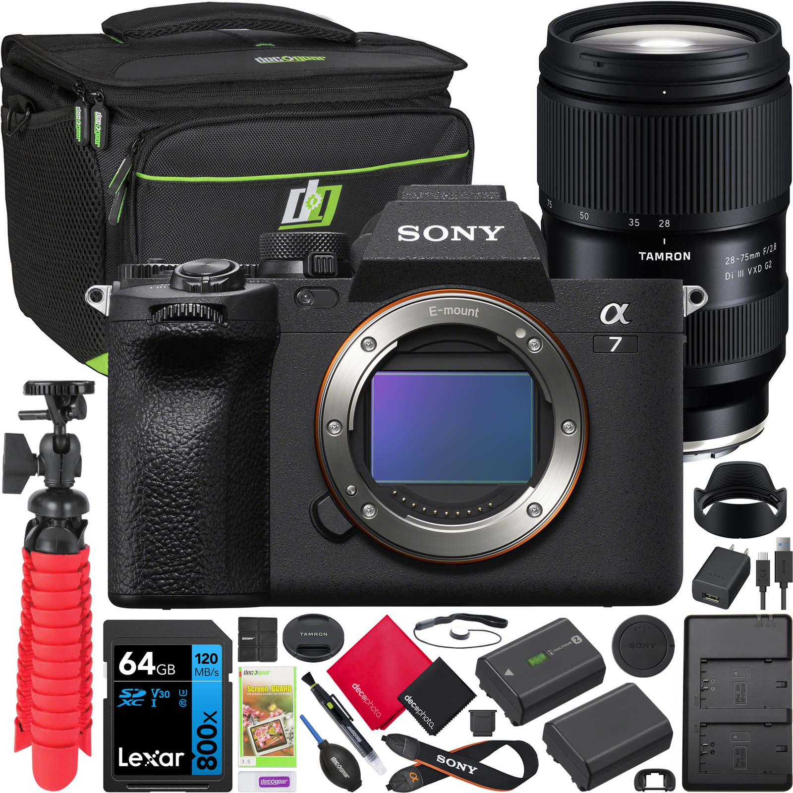 Sony a7 IV Mirrorless Full Frame Camera Kit + Tamron 28-75mm F2.8 G2 ...