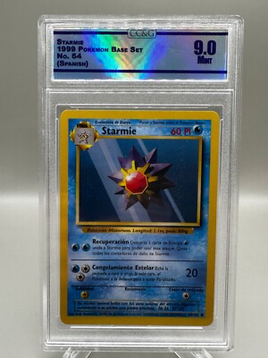 1999 Pokemon Spanish Base set unlimited 64 Starmie - CC&G 9 MINT | eBay