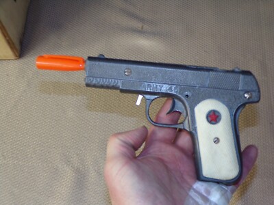 VINTAGE HUBLEY ARMY 45 CAP GUN - COLT 1911 - NICE WORKING CONDITION ...
