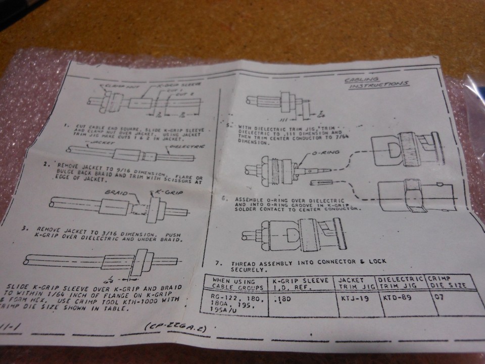 KINGS CONNECTOR PART # KC39-44 NSN: 5935-00-402-1210 # M39012/17-0009 ...