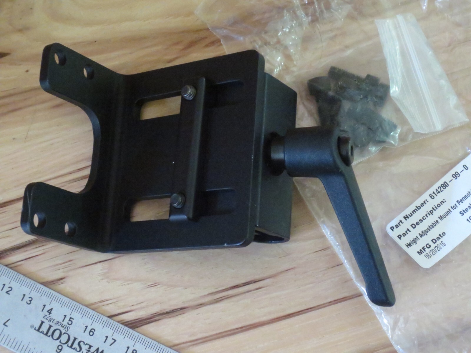 Permobil R net joystick mount Receiver bracket Adjustable C300 M300 M3 ...
