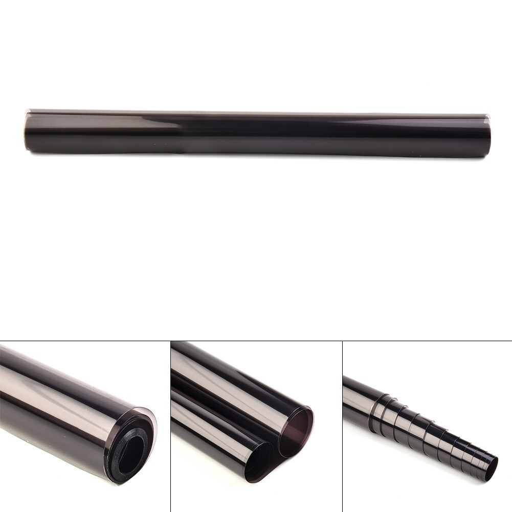 12x48 Glossy Black Vinyl Film Tint for Car Lights Durable & Heat ...