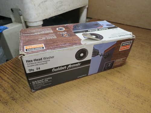 Simpson Strong-Tie STN22-R24 1" Outdoor Accents Hex-Head Washer 24ct | eBay