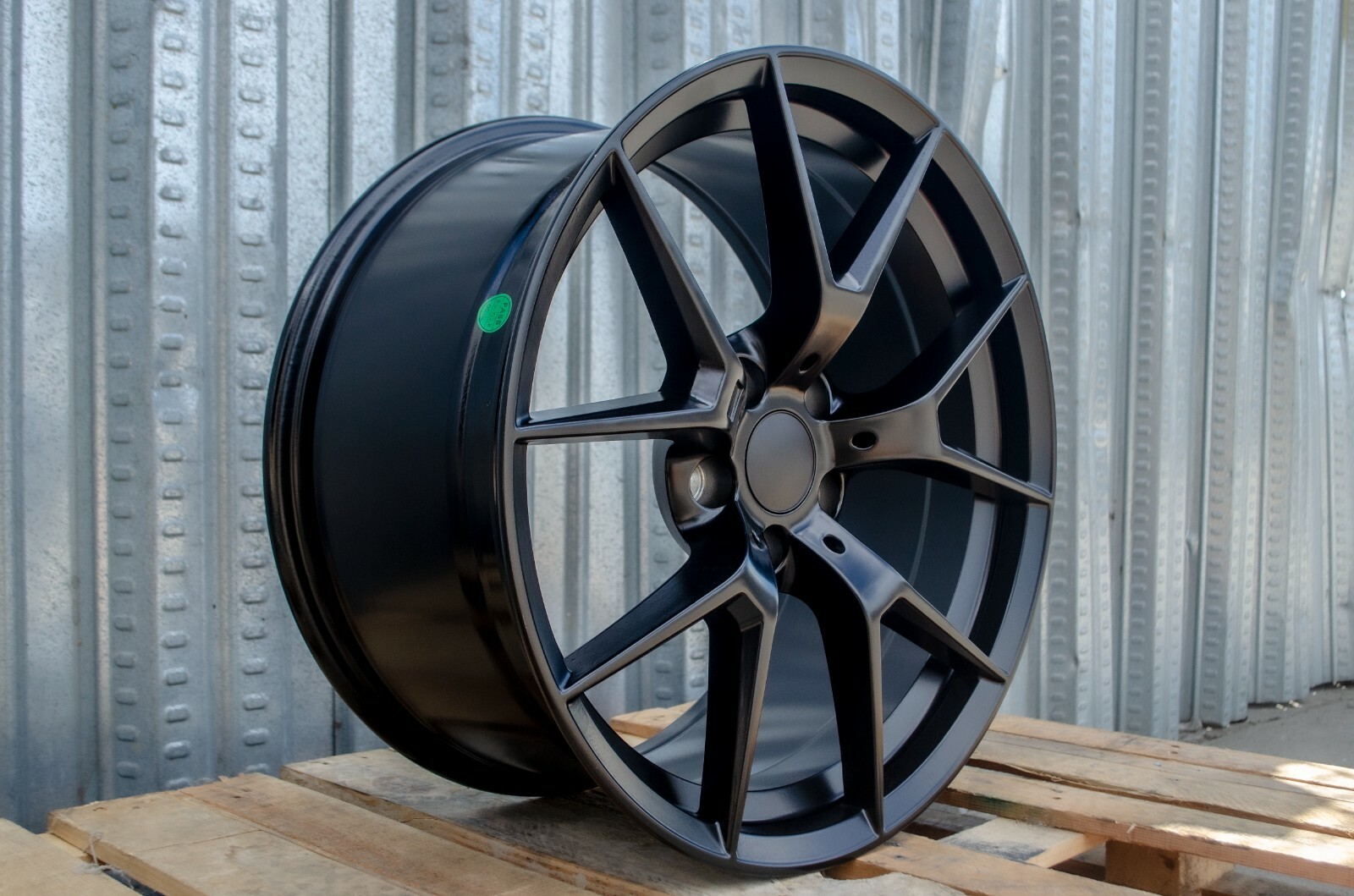 18x8 18x9 5X120 MATT BLACK M3 STYLE WHEELS FITS BMW 3 5 SERIES E90 F30 ...