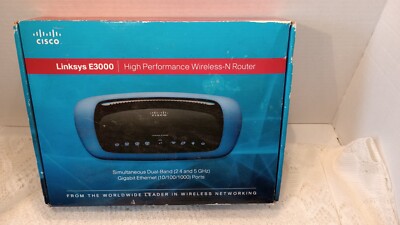 Linksys E3000 High Performance Wireless-N Router Pre-owned In Original ...