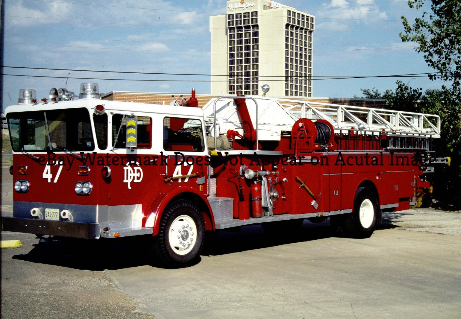 Dallas TX Fire Apparatus Slide 1973 American LaFrance Pioneer Aerial ...
