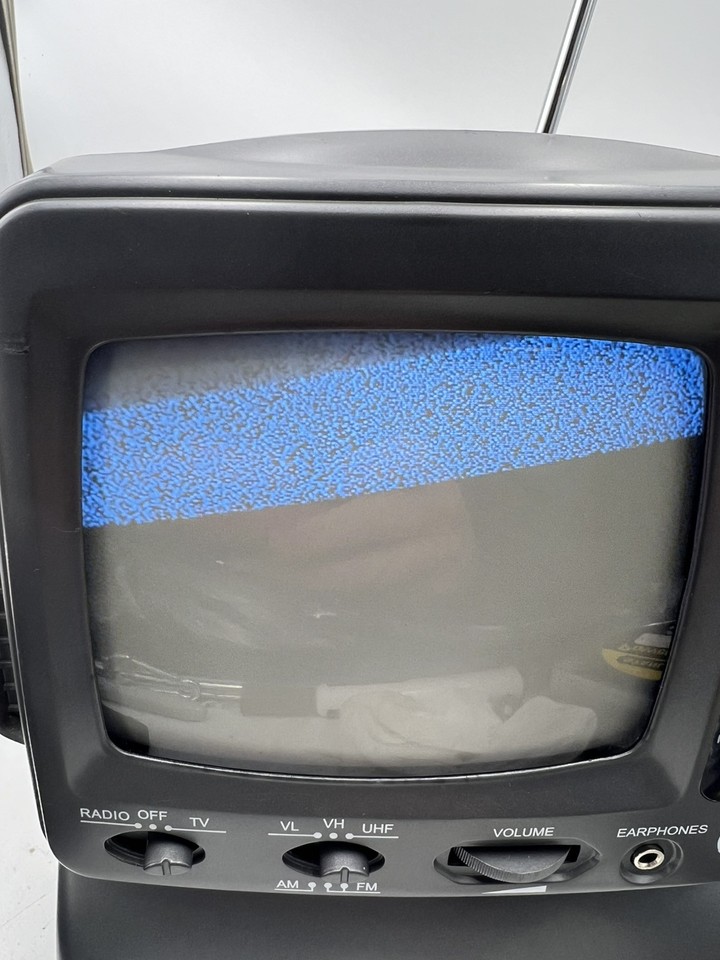 Vintage Electro Brand Portable Television Model 327K AM/FM 5" Black ...