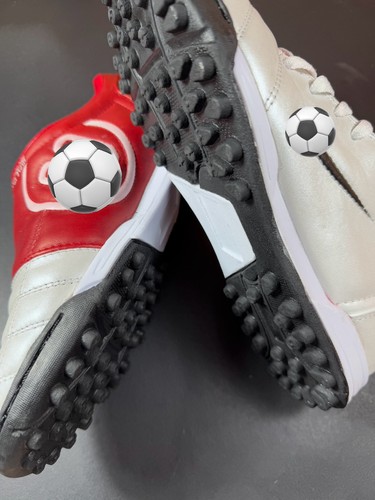 HAND MADE SOCCER SHOES T90 TURF LEATHER N0T 0R1G1N4L ORDER HALF SIZE UP ...