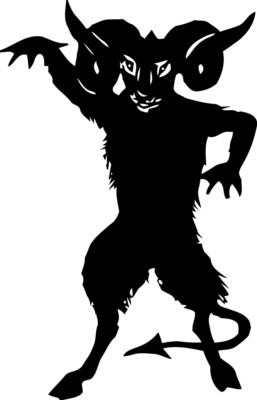 SATANIC GOAT devil goth anti 666 metal vinyl decal bumper sticker ...