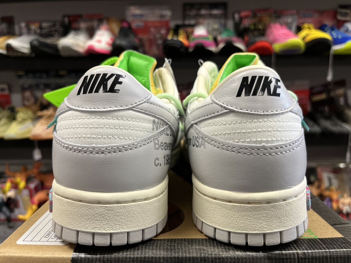 New Nike Dunk Low Off White “lot” 7 of 50 2021 Size 12 Rare New Nike Dunk Low Off White “lot” 7 of 50 2021 Size 12 Rare
