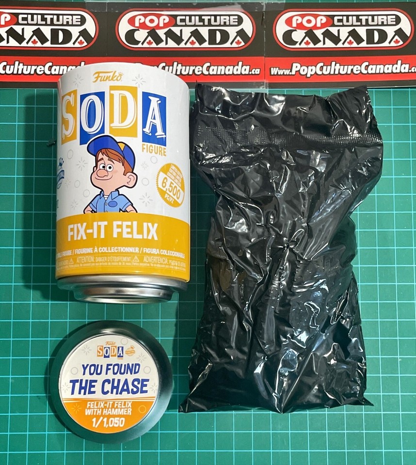 Funko Soda Pop Wreck-It Ralph Fix-It Felix CHASE * 1/1050 International ...