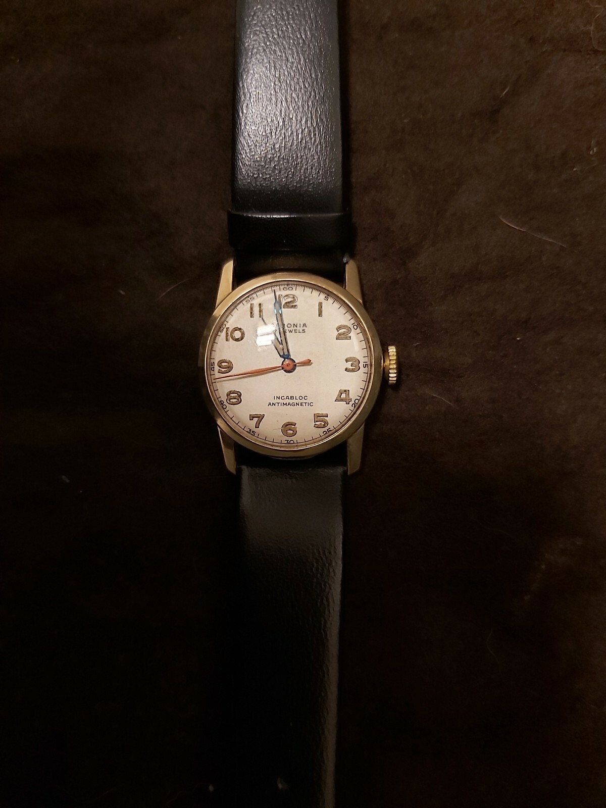 Very rare Caronia mens wrist watch 14 k solid gold | eBay