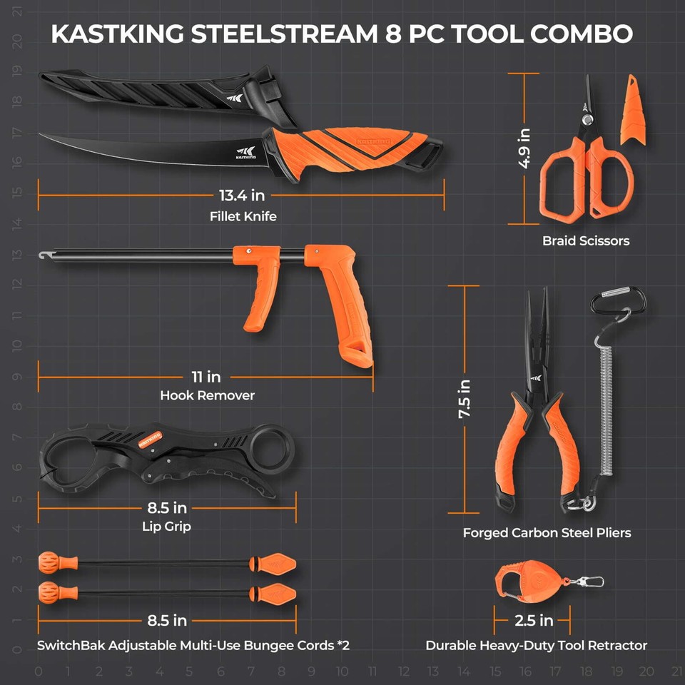 KastKing SteelStream Fishing Tool Kit | eBay