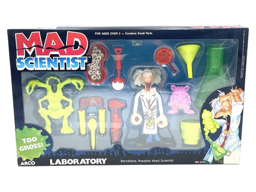 RARE Vintage Mattel Mad Scientist LABORATORY PLAYSET with Figure NEW ...