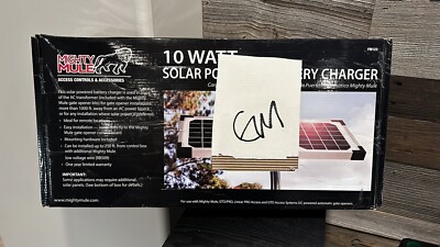 Mighty Mule 10 Watt Solar Powered Battery Charger | eBay