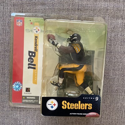 McFarlane NFL Series 9 ~ Kendrell Bell, Pittsburgh Steelers *Black ...