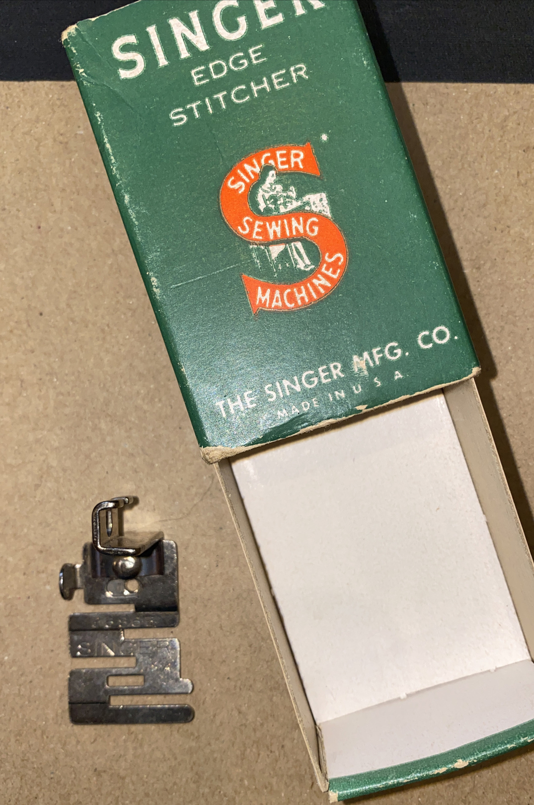 Singer Edge Stitcher Number 36865 In Original Box | eBay