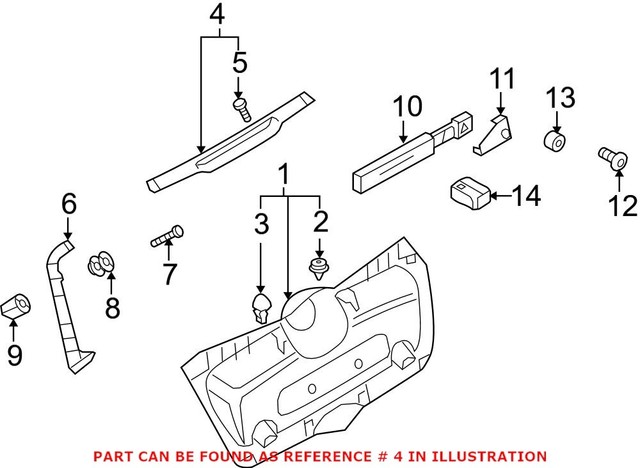 MINI 51497148908 Genuine OEM Factory Original Upper Trim for sale ...