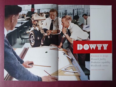 11/1964 PUB DOWTY ROTOL DESIGN OFFICE RESEARCH LANDING GEAR ORIGINAL AD ...