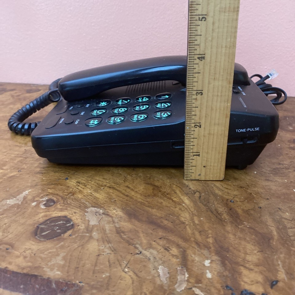 Radio Shack Touch Tone Phone Midnight II Fashion Desk Wall Telephone ...