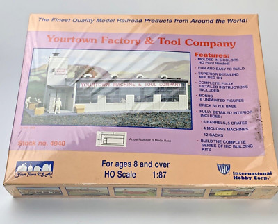 HO IHC 4940 Yourtown Factory Building Kit NIB | eBay
