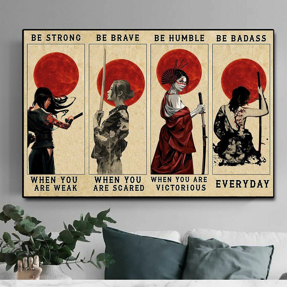 Samurai Girl Poster