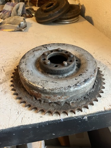 TM1 Harley Knucklehead Flathead Panhead Rear Brake Drum Chopper 1940s ...