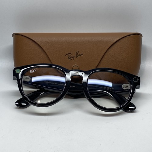 RayBan Glasses Meta Headliner AI RW4009F 601/MF51 - Shiny/Clear | eBay
