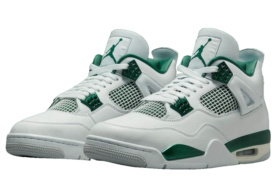 NEW AIR JORDAN 4 RETRO MEN'S SHOES SIZE 14 OXIDIZED GREEN FQ8138-103 ...