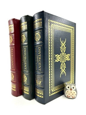 EASTON PRESS The Divergent Trilogy Veronica Roth 3V SIGNED Insurgent ...