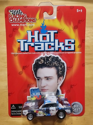 2001 Racing Champions Hot Tracks Justin Timberlake 1965 Ford Mustang ...