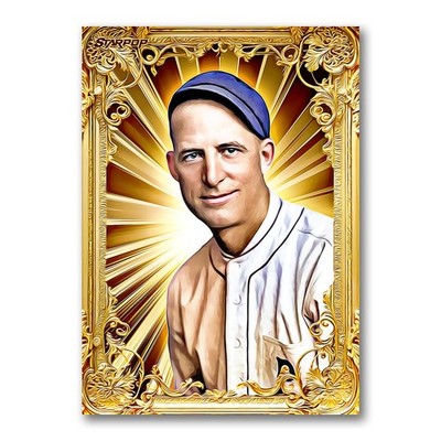 Fred Clarke Golden Icon Art Card 01/20 Starpop Signed Trading Card ...