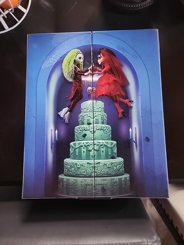 Mattel Creations Beetlejuice & Lydia Deetz Monster High Skullector box ...