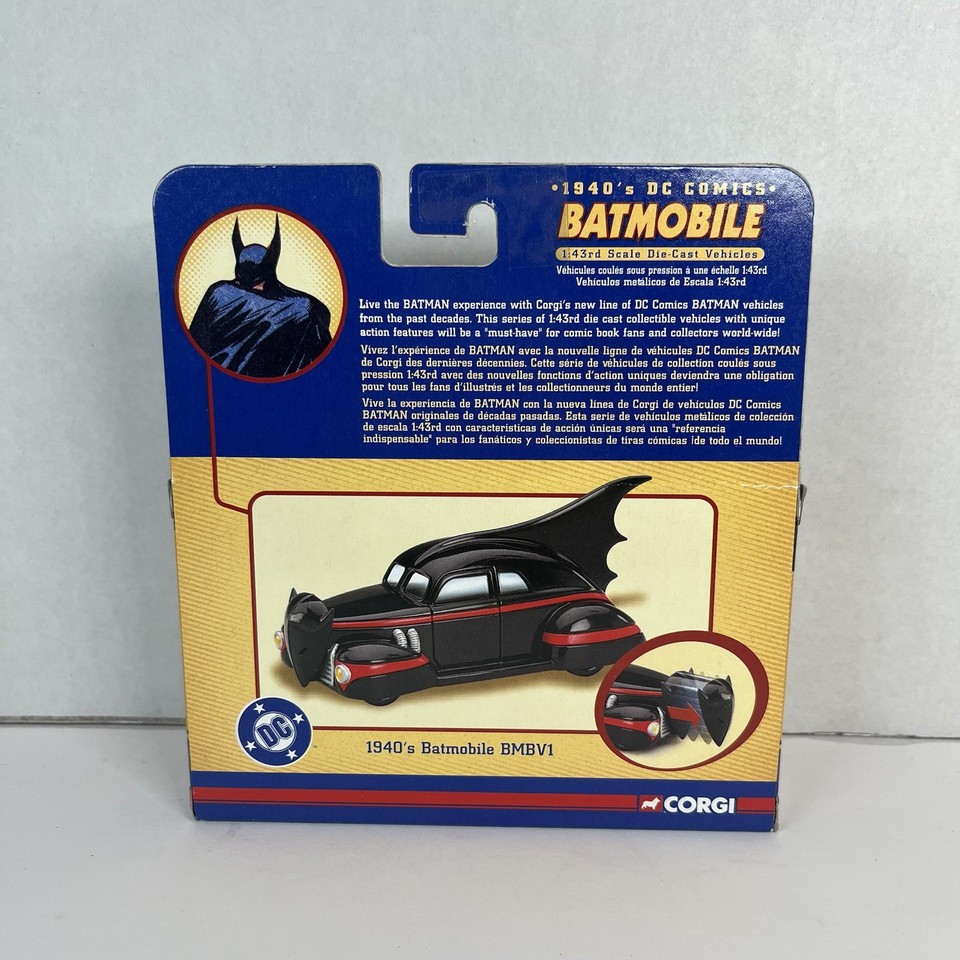 Lot Of 8 CORGI BATMAN BATMOBILES 1940 -2000 DC COMICS 1:43 DIE-CAST ...
