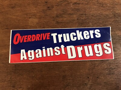Overdrive Truckers Against Drugs 18 Wheeler Semi Bumper Sticker (E1) | eBay